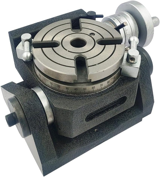 Horizontal Vertical 4" Inch II 110 mm - MT2 Center Bore Rotary Milling ...