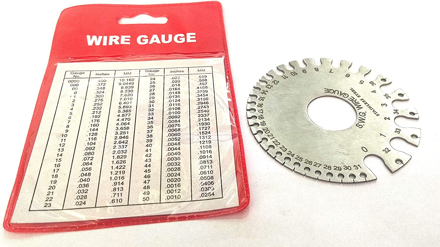 SWG Metal Wire Sheet Thickness Diameter Gauge – Buyohlic International